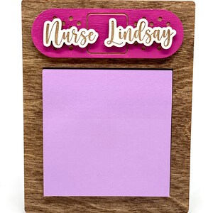 Nurse Sticky Note Pad Holder Gift | Doctor Note Pad Holder Gift ...