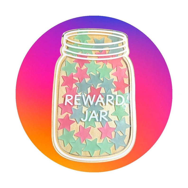 Reward Jar | Star Jar | Classroom Reward System | Home Reward System - Etsy