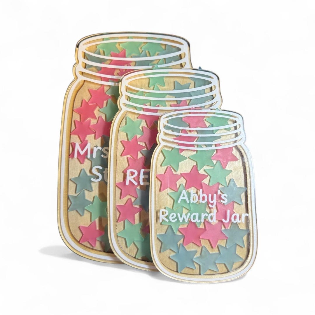 Reward Jar | Star Jar | Classroom Reward System | Home Reward System - Etsy