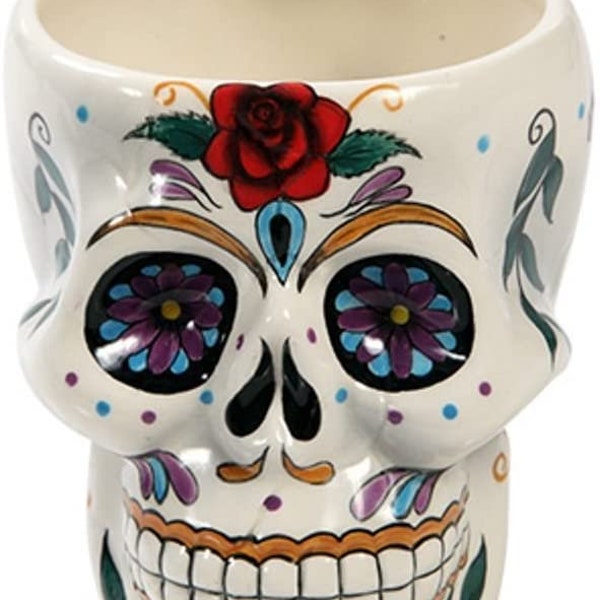 Ceramic Sugar Skull - Etsy