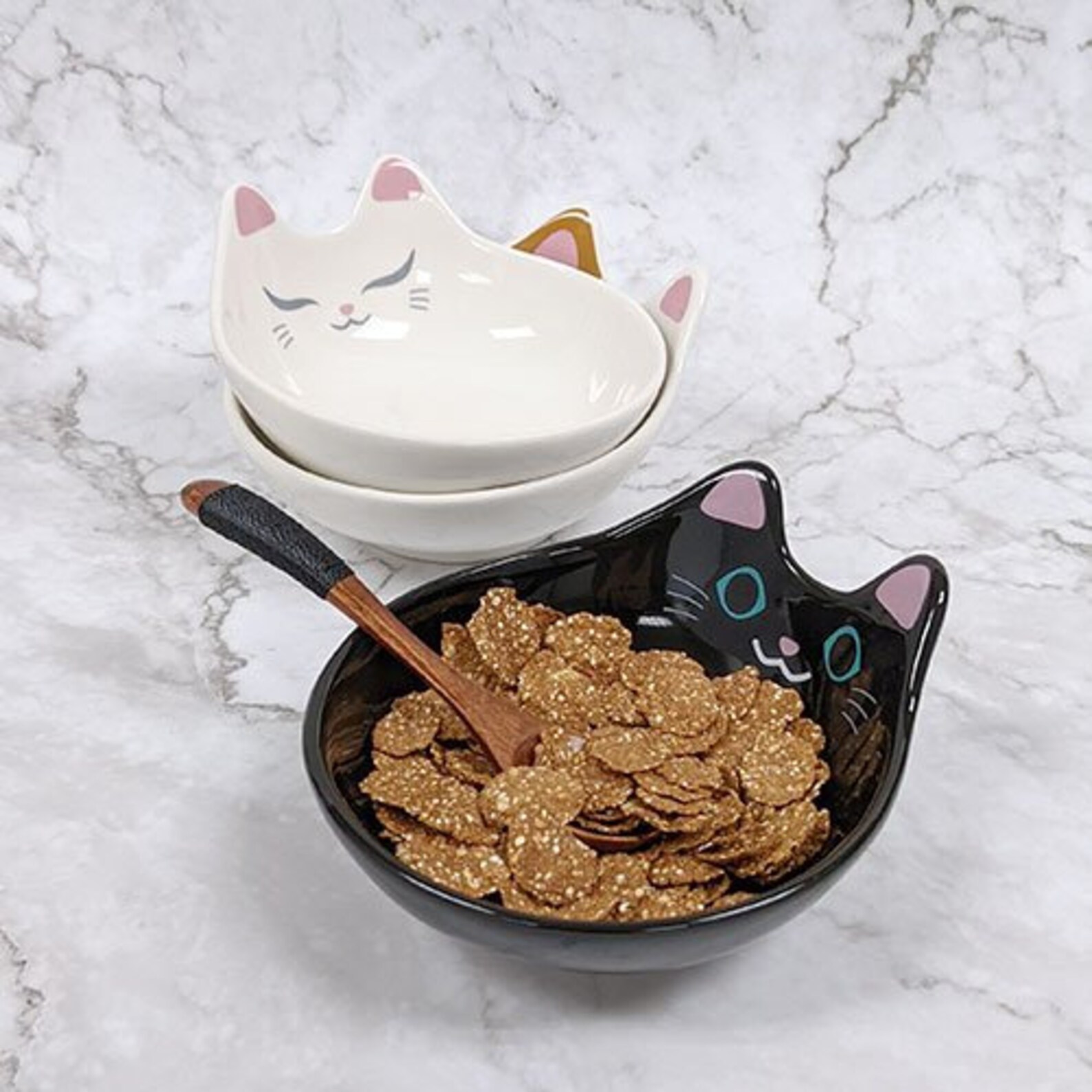 Sleeping Cat Dipping Sauce Dish Stackable Runa Bowl - Etsy