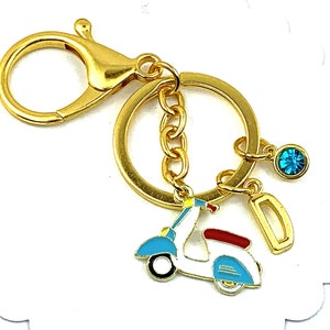 Motor Scooter Keychain, Scooter Charm Key Ring, Vespa Accessories ...