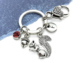 Squirrel Key Chain - Etsy