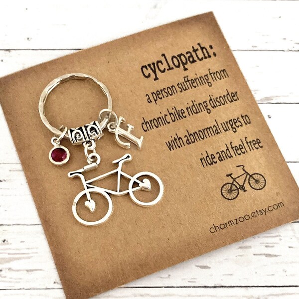 Bicycle Keychain - Etsy