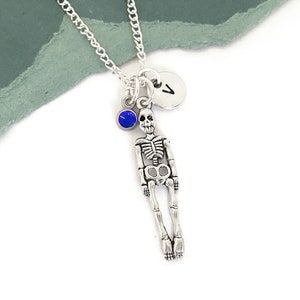 Skeleton Necklace Silver, Human Skeleton Bones, Osteology, Anatomy ...