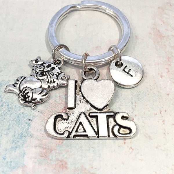 Cat Key Chain - Etsy