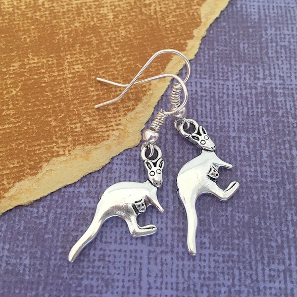 Kangaroo Earrings - Etsy