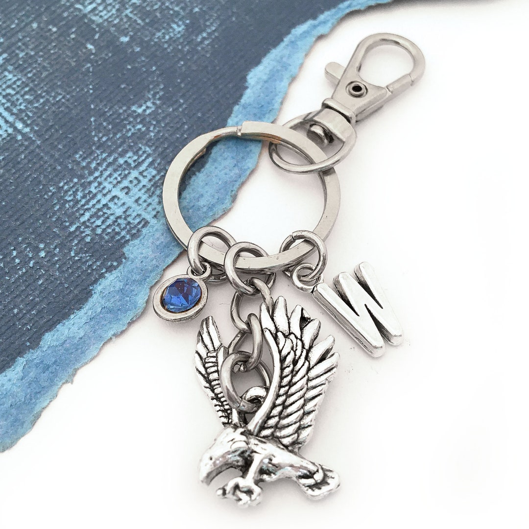 Eagle Keychain, Flying Eagle Key Ring, American Eagle Gifts, Bald Eagle ...