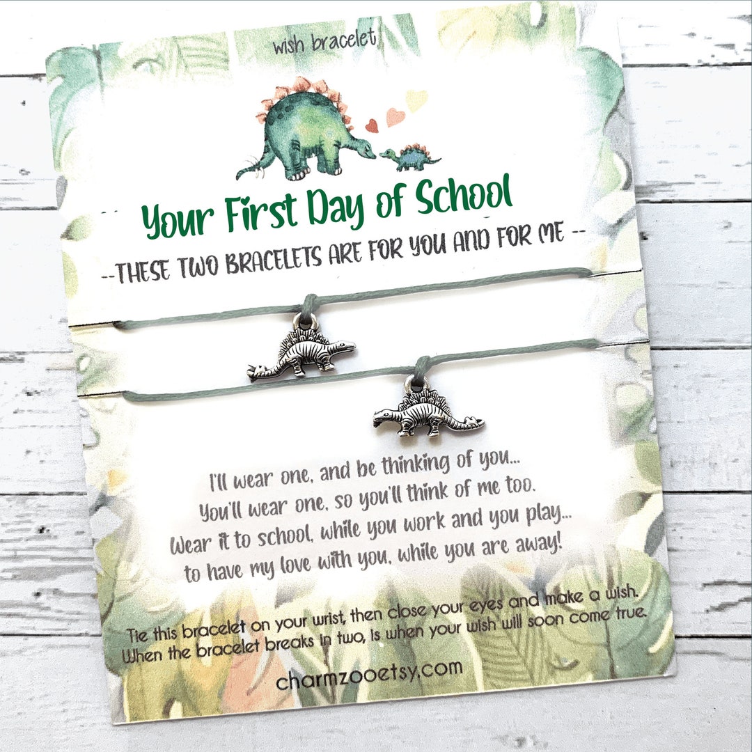 First Day of School Bracelet Boys, First Day of 1st, 2nd, 3rd, 4th, 5th ...