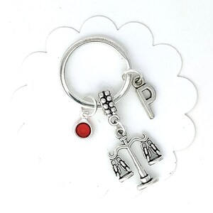 Lawyer Keychain, Bar Exam Gift, Scales of Justice, Law School ...