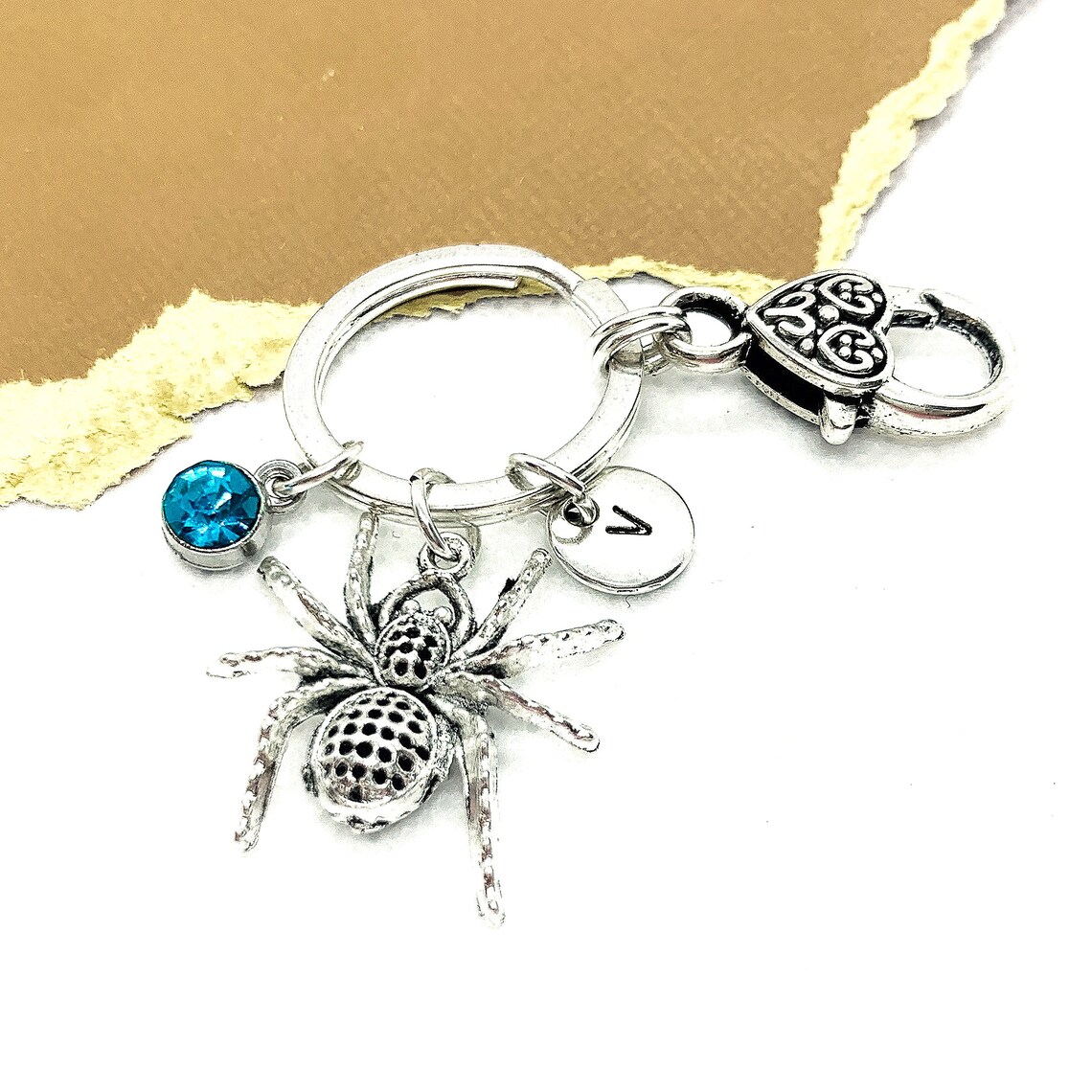 Spider Keychain Spider Gift Arachnid Insect Key Chain - Etsy UK