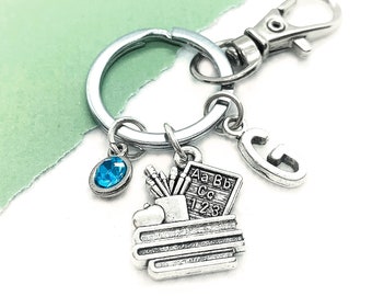 Back to School Keychain - Etsy