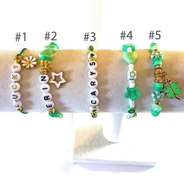 St Patricks Bracelet - Etsy