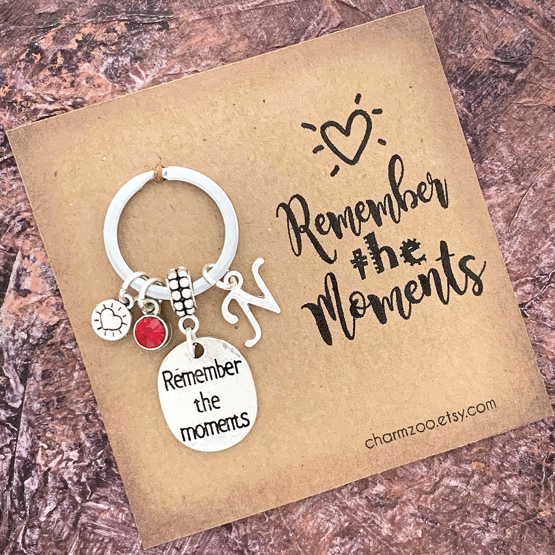 Remember the Moments, Memory Key Chain, Personalized Sympathy Gift ...