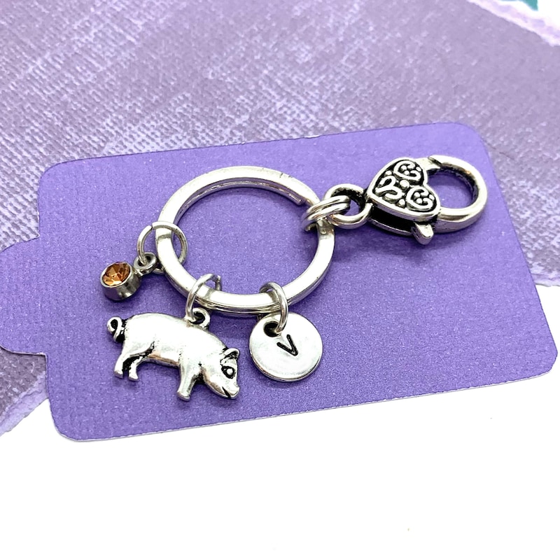 Pig Key Chains - Etsy