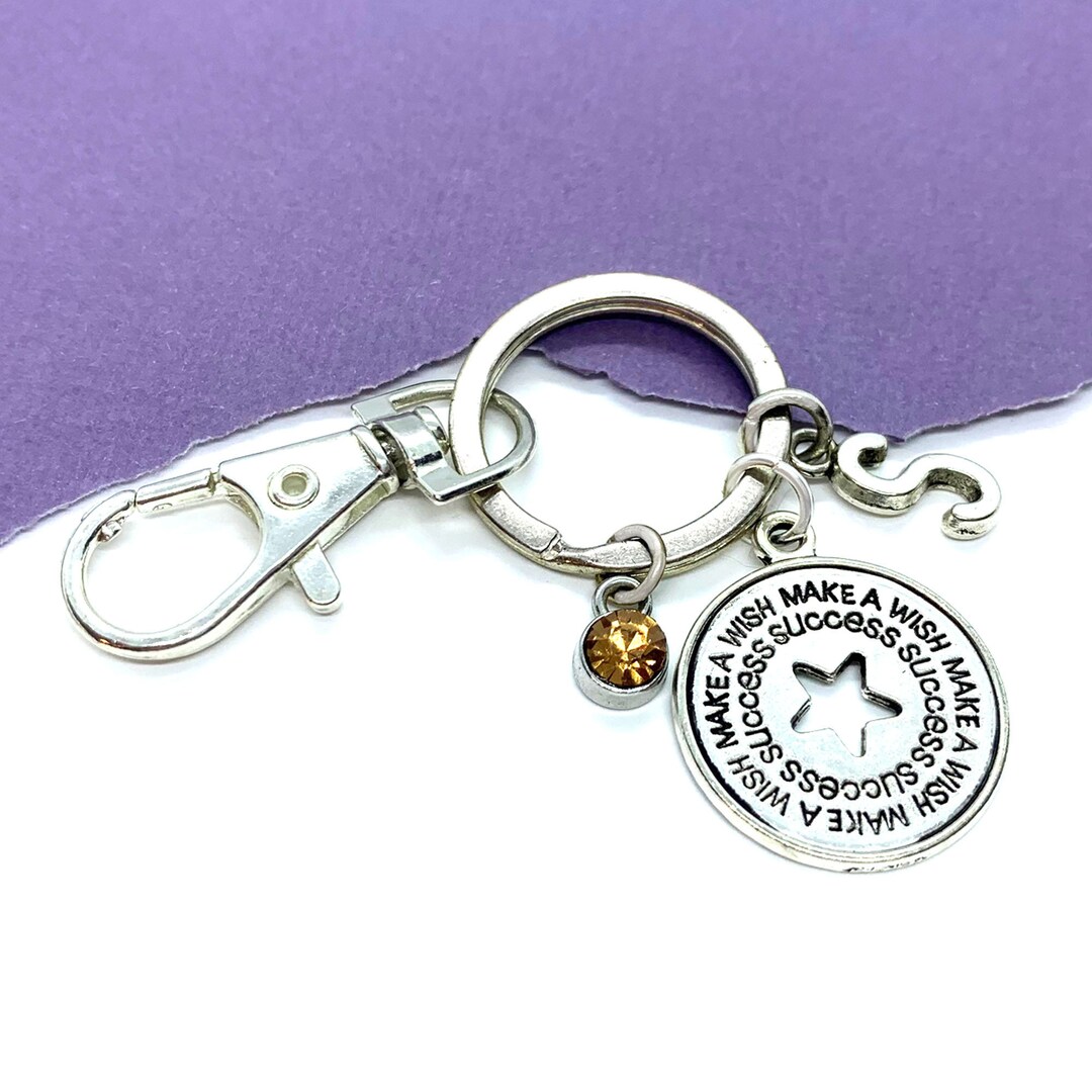 Make a Wish Keychain, Success Gift, Wish Gifts, Dreamer Gift ...