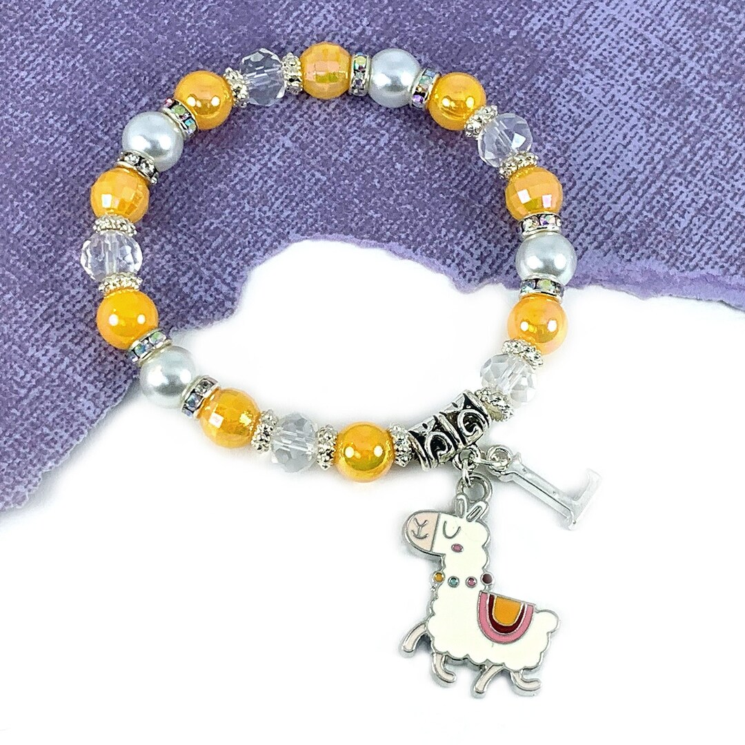 Llama Bracelet, Alpaca Jewelry, Kids Jewelry, Gift for Tween, Teenage ...