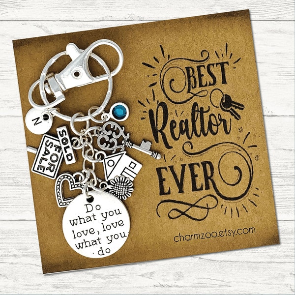 Realtor Keychain - Etsy