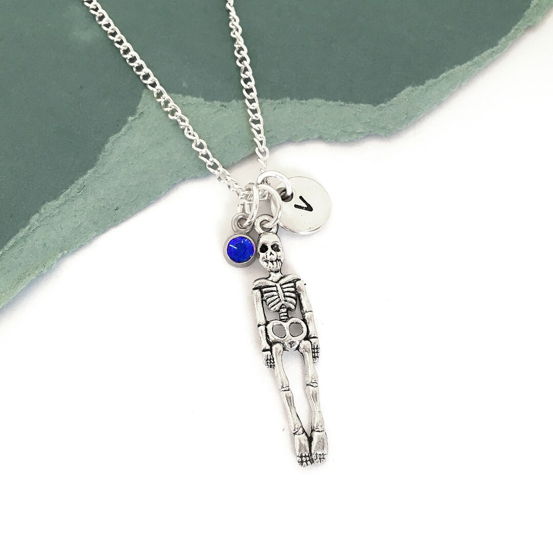 Skeleton Necklace Silver, Human Skeleton Bones, Osteology, Anatomy ...