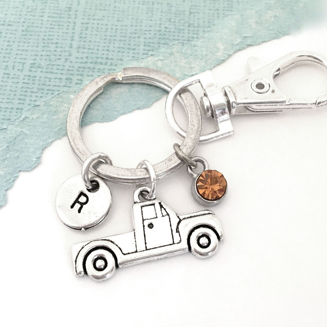 Pickup Truck Keychain, Truck Key Chain, First Car Keychain, Truck Charm ...