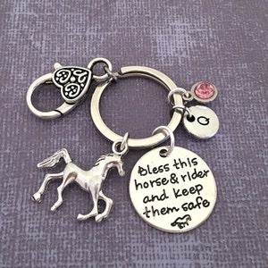 Horse Keychain Personalized, Horse Keyring, Equestrian Keychain, Pony ...