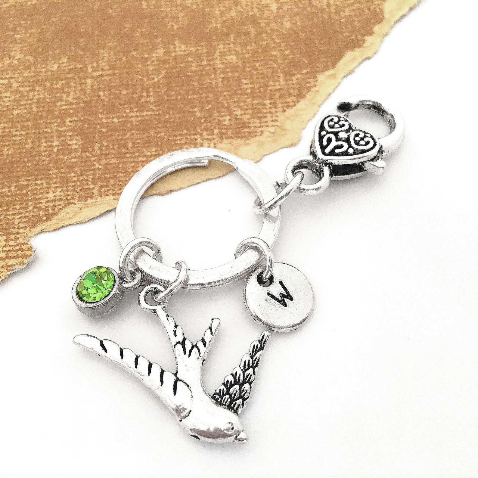 Dove Keychain Holy Spirit Dove Charm Keyring Personalized - Etsy