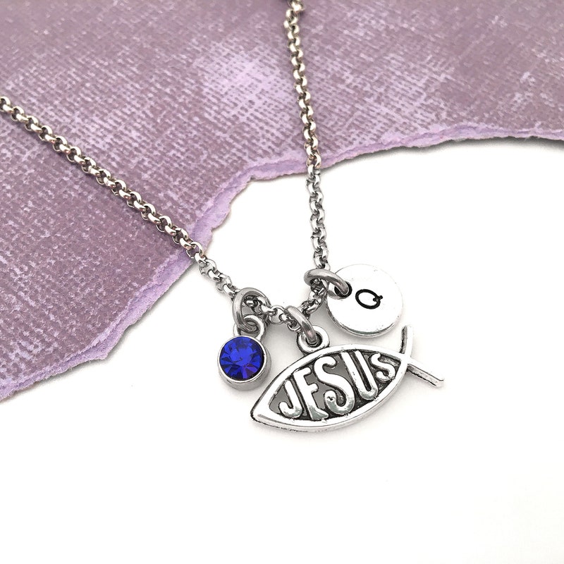 Jesus Fish Necklace - Etsy