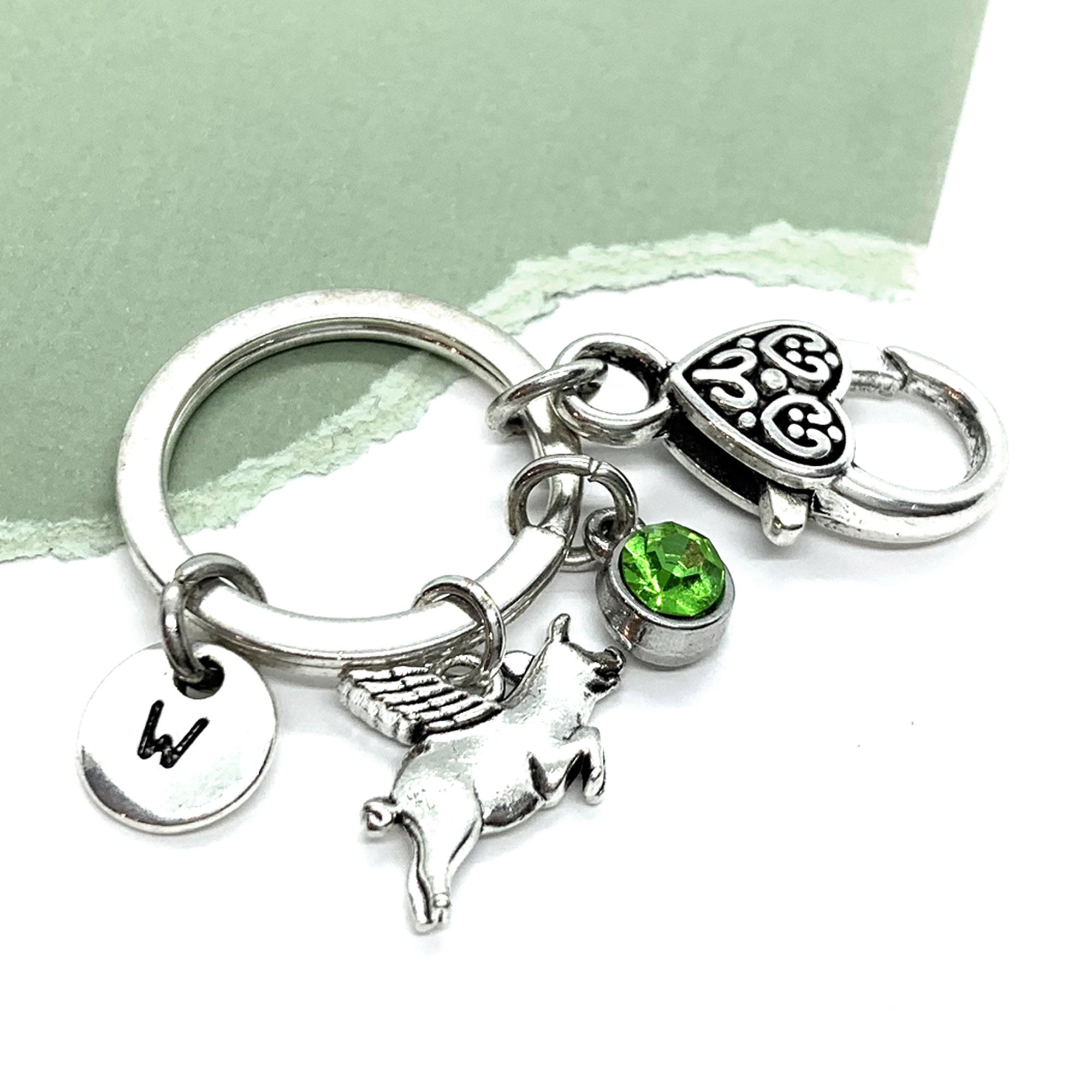 Swarovski Piglet Key Chain