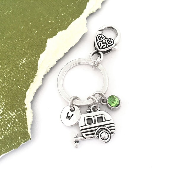 Camper Keychain Trailer Keychain Caravan Keyring RV - Etsy