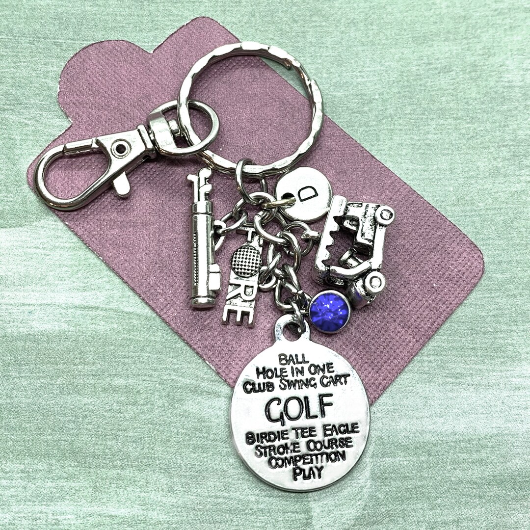 Golf Keychain, Golf Themed Gifts, Golf Lover Gifts, Golf Team Gifts ...