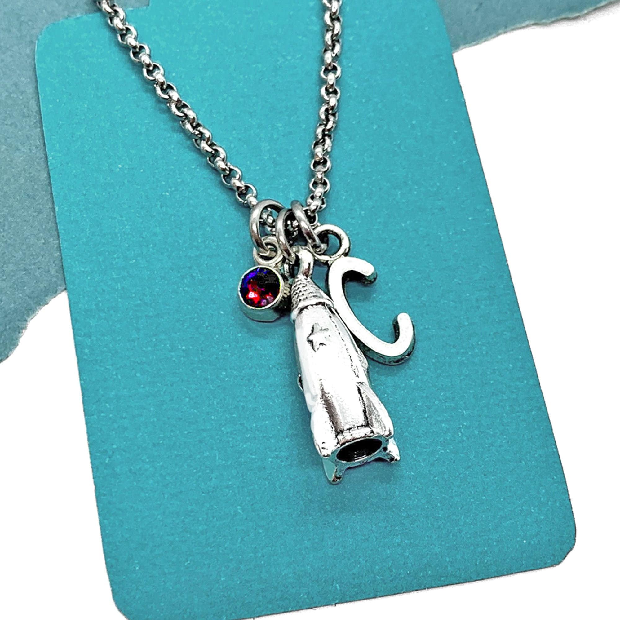 Rocket Ship Necklace, Space Ship Necklace, Space Lover Gift, Astronaut ...