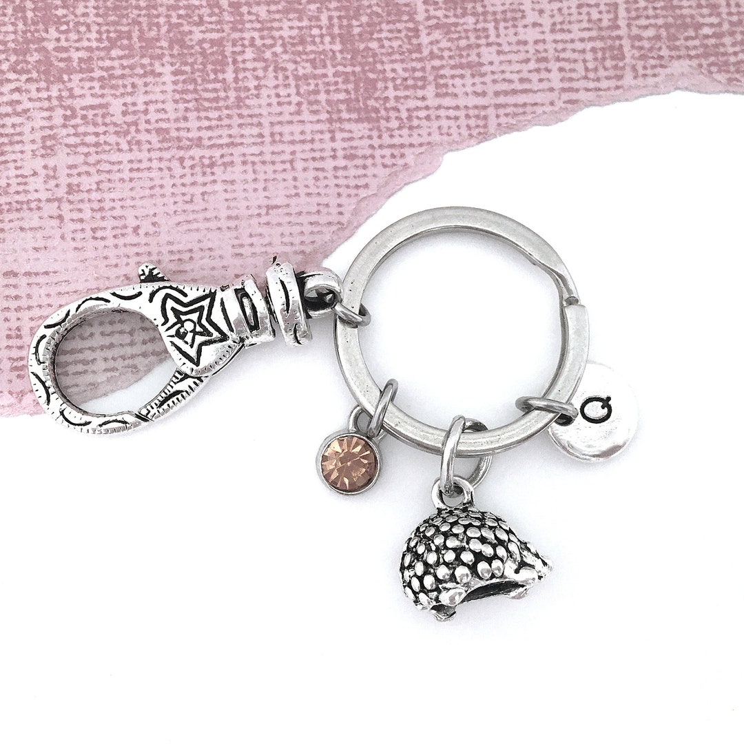 Hedgehog Keychain, Hedgehog Key Chain, Hedgehog Key Rings, Hedgehog ...