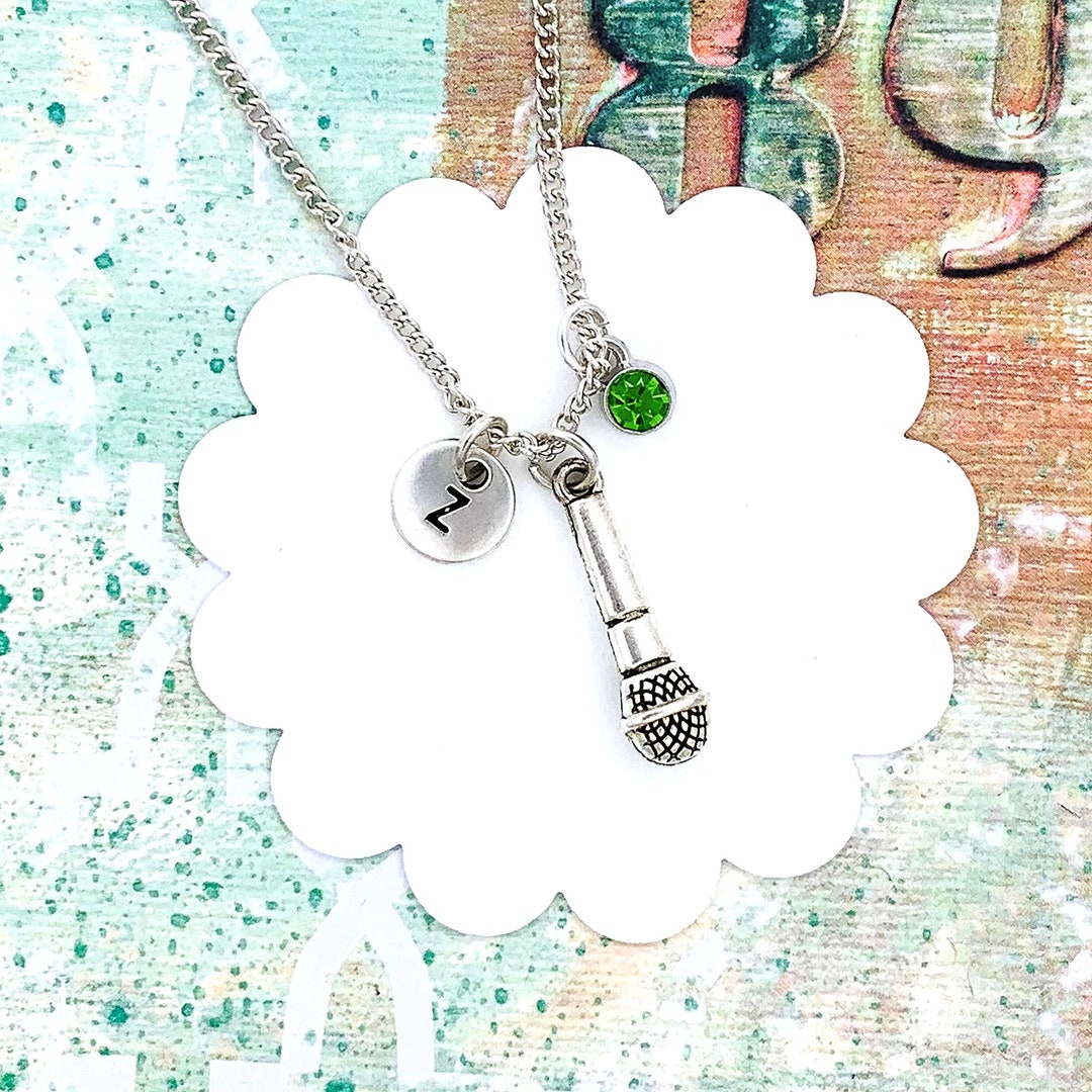 Microphone Necklace, Presenter Gift, Speaker Gift, Song Writer ...