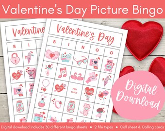 Valentine's Day Bingo | Printable | Digital Download - Etsy