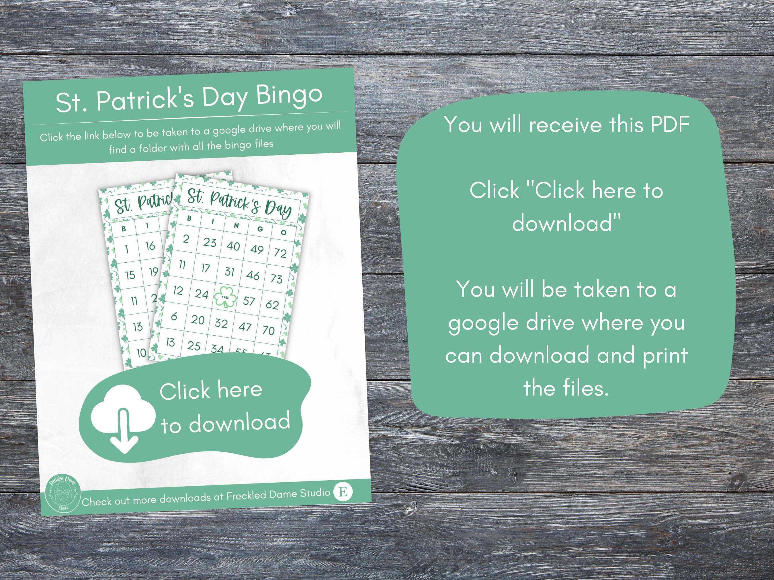 St. Patrick's Day Bingo | Printable | Digital Download - Etsy