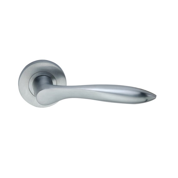 5 Set of Chrome Internal Door Handles Heavy Sprung Lever on Rose Latch Hinges Satin Chrome Finish new Heavy Duty Etsy Ireland