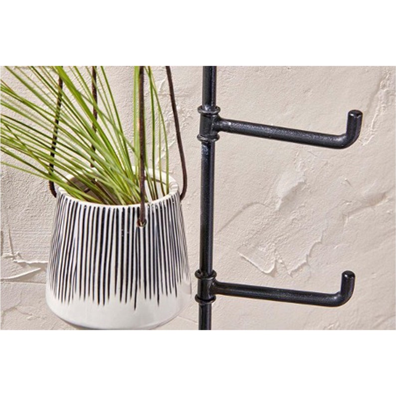 Vintage Hand Forged Wrought Iron Hat & Coat Hook Rack Door | Etsy