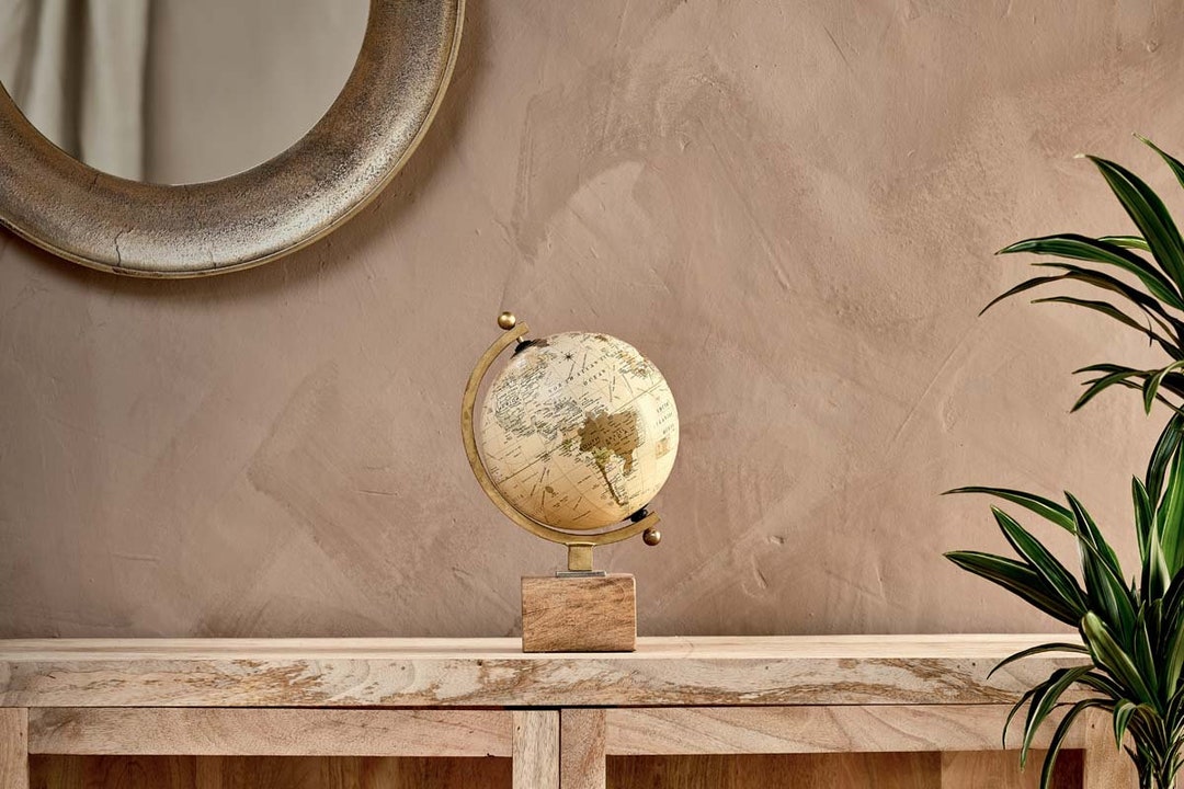Decorative World Globe Rotating Standing Globe Home Office Décor World