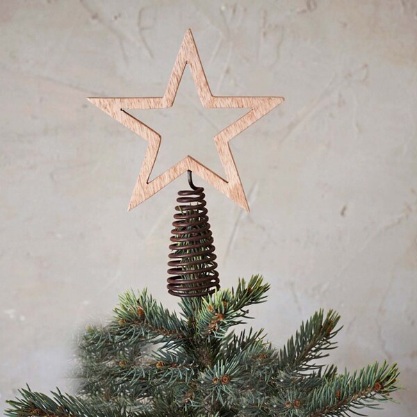 Antique Gold Star Tree Topper - Etsy