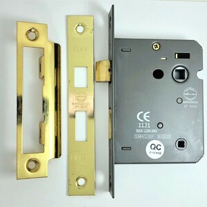 Fire Rated Bathroom Mortice Door Locks Set CE BS Rated 3 Lever 63mm or ...
