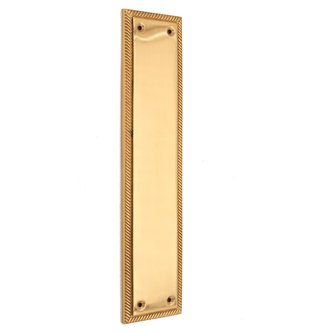 Georgian Internal Door Finger Push Plate Protector 285mm X 67mm ...