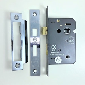 Fire Rated Bathroom Mortice Door Locks Set CE BS Rated 3 Lever 63mm or ...