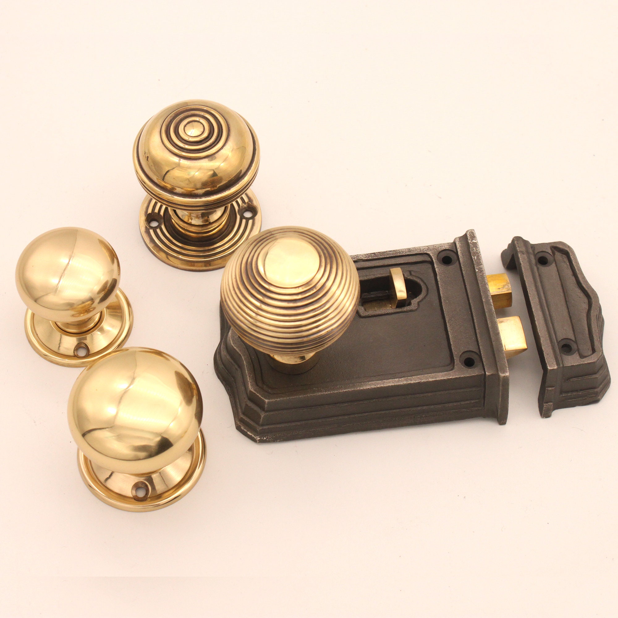 Cast Iron Victorian Style Gothic Small Rim Door Latch Lock - Etsy UK