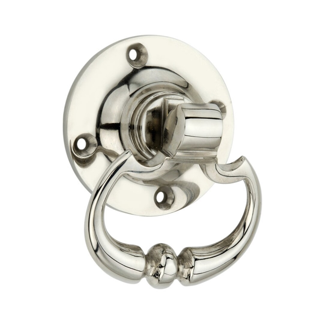 Georgian Edwardian Style Solid Brass Drop Ring Door Mortice Handles ...