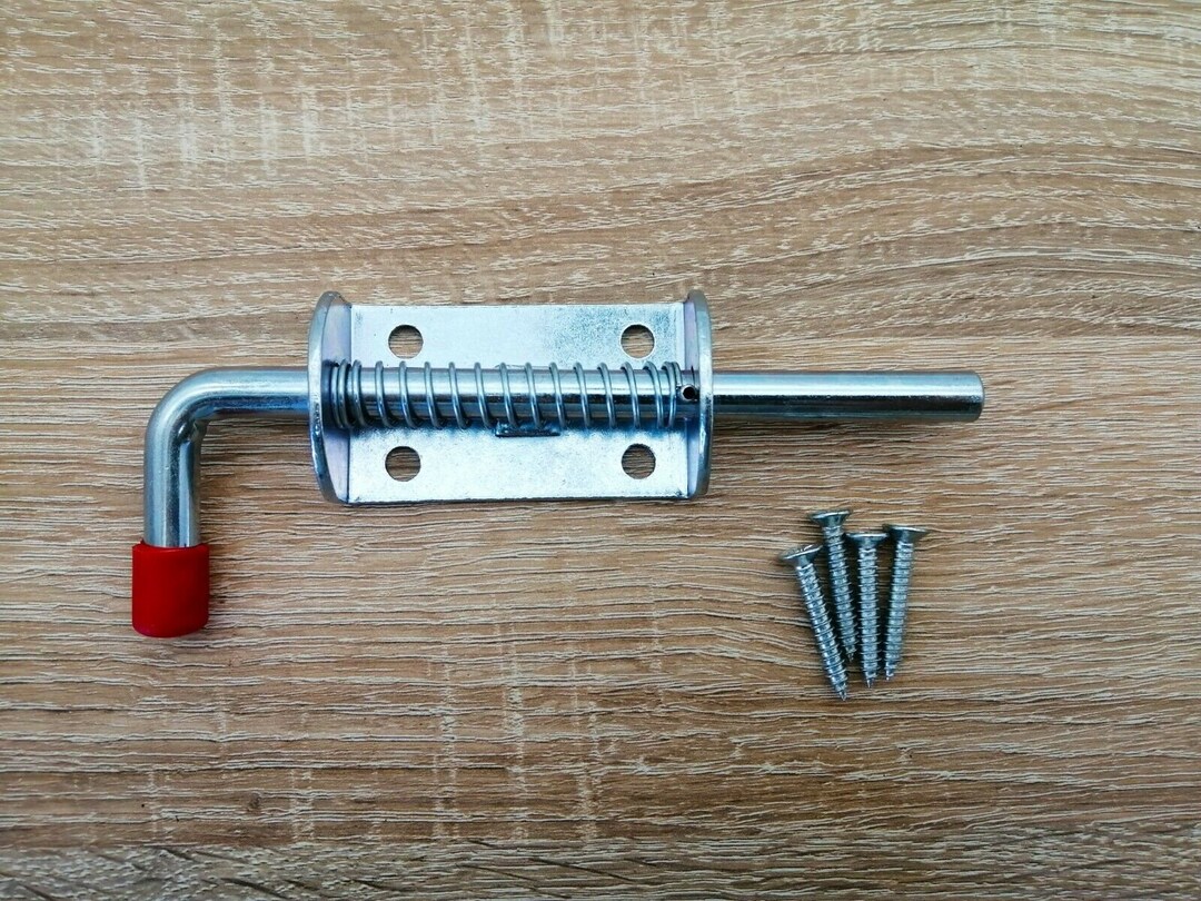 Heavy Duty Spring Loaded Shoot Bolt/slide Catch/barrel Gate Door Stable ...