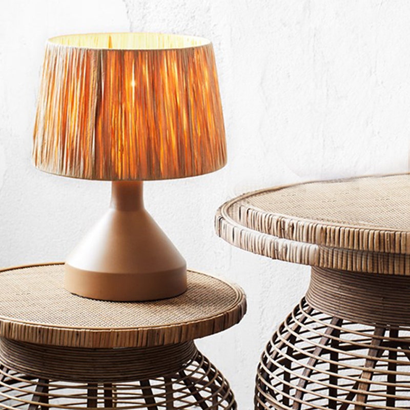 Raffia Lamp - Etsy