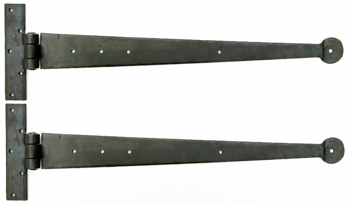 Hand Forged Tee Hinge 18 Penny T Hinge Pair & Suffolk - Etsy