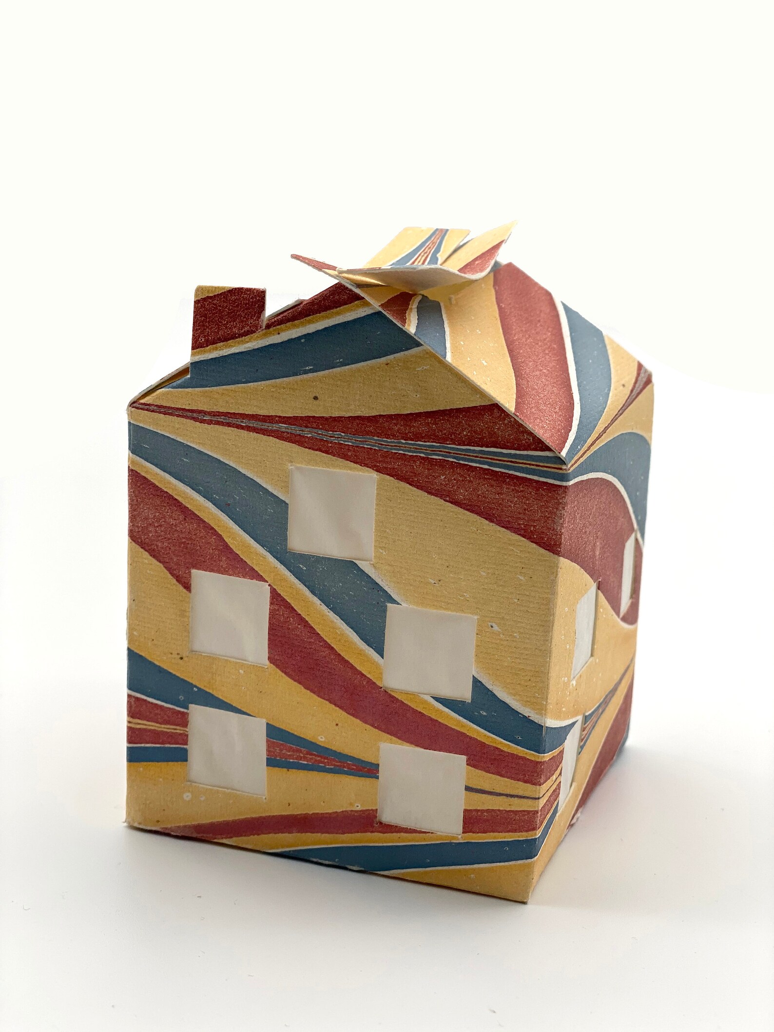 Small 3D Handmade Paper Hut Star Lantern Christmas Decor Decorative ...