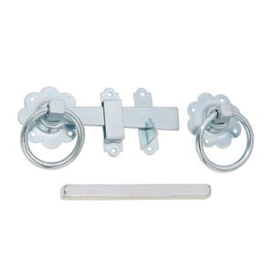 Garden Gate Fittings Kit 10” 250mm Tee Hinges (3) With Plain Ring Gate ...