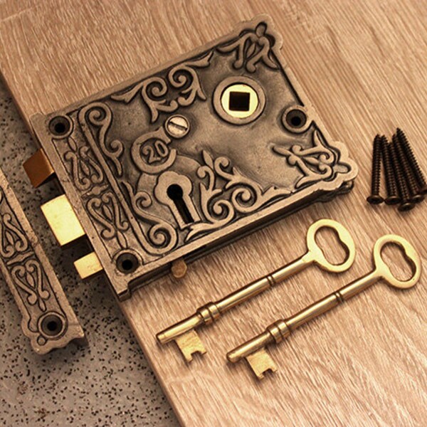 Antique Rim Lock Keeper - Etsy